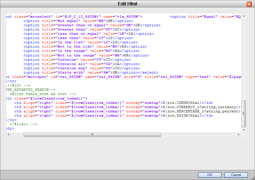 Formatting Data Directly within the HTML Skeleton – m-Power Documentation