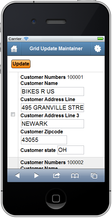 Grid Update Maintenance Template – m-Power Documentation