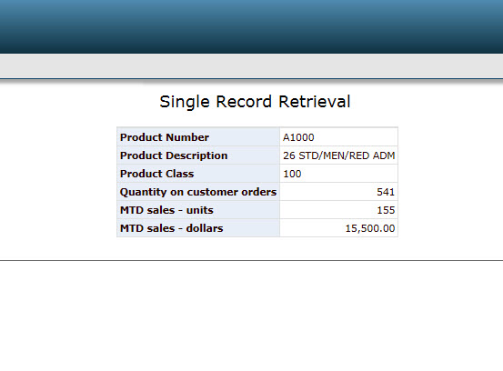 Single Record Retrieval Template – m-Power Documentation