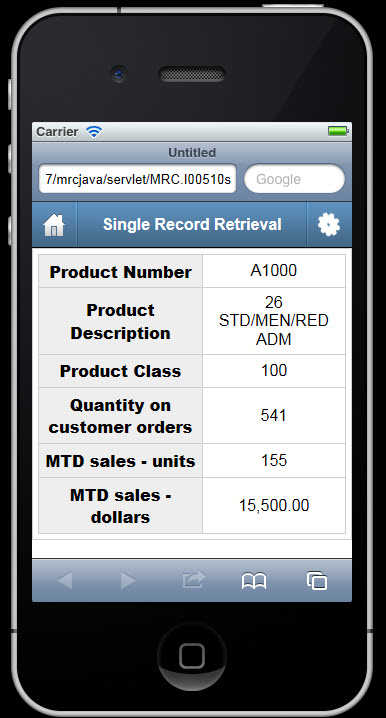 Single Record Retrieval Template – m-Power Documentation
